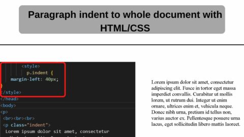 Indenting Paragraphs in HTML — All You Need to Know