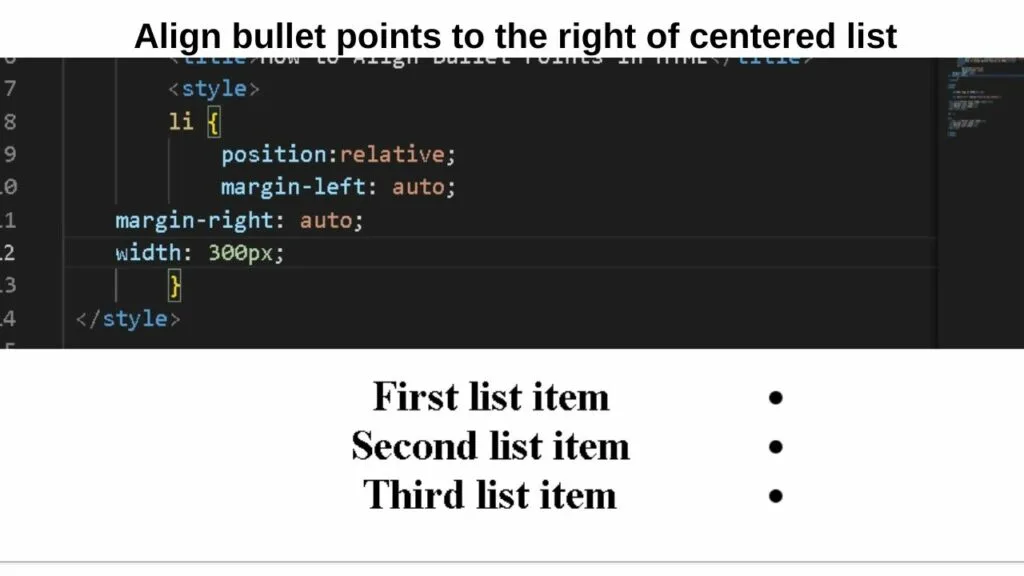 The 3 Best Methods To Align Bullet Points In HTML