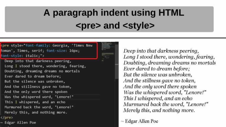 Indenting Paragraphs in HTML — All You Need to Know