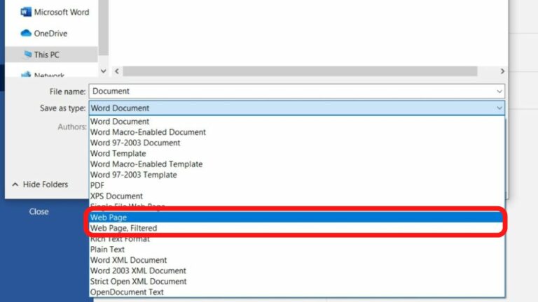 How to Save a Word Document as HTML —Step-by-step Guide