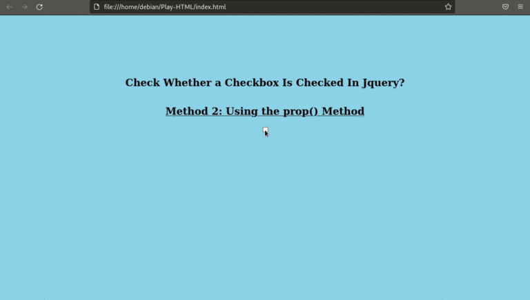How To Check If A Checkbox Is Checked In Jquery — Full Guide