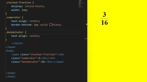 How to Use Fractions in HTML — Like a Boss